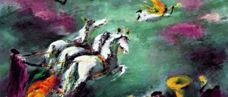 Several Images of Fire Pointing to Christ